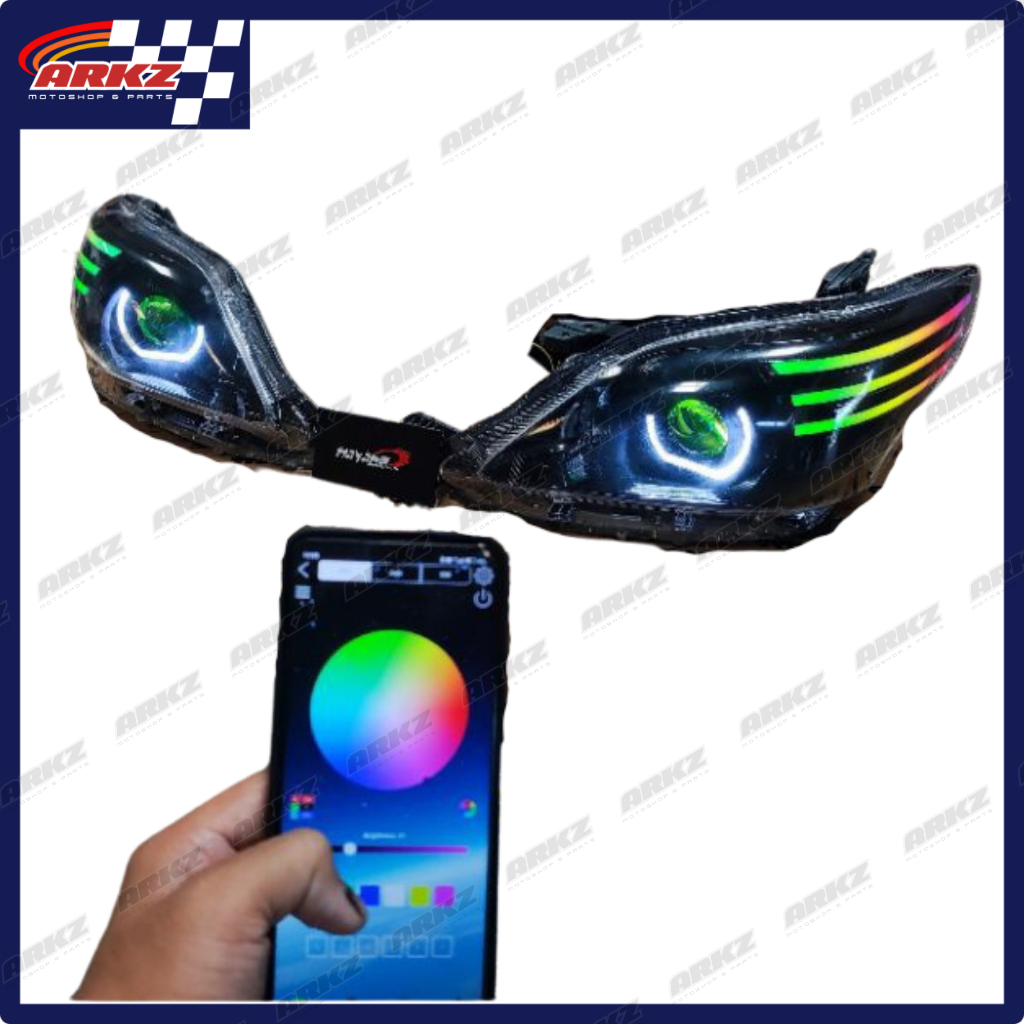 Jual PAKET CUSTOM HEADLAMP INNOVA GRAND 2012-2015 AES PRO7 P750XS VINYX ...