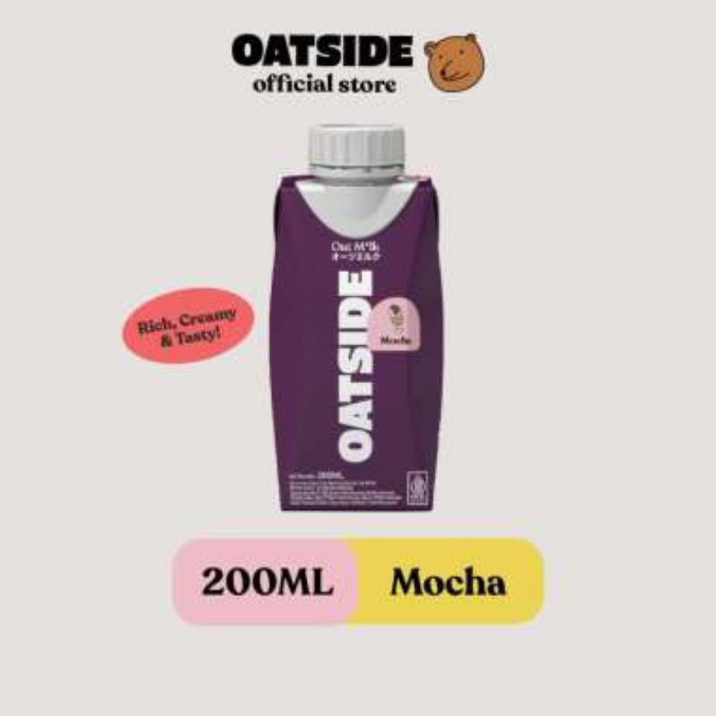 Jual OATSIDE Oat Milk Mocha 200ml | Shopee Indonesia