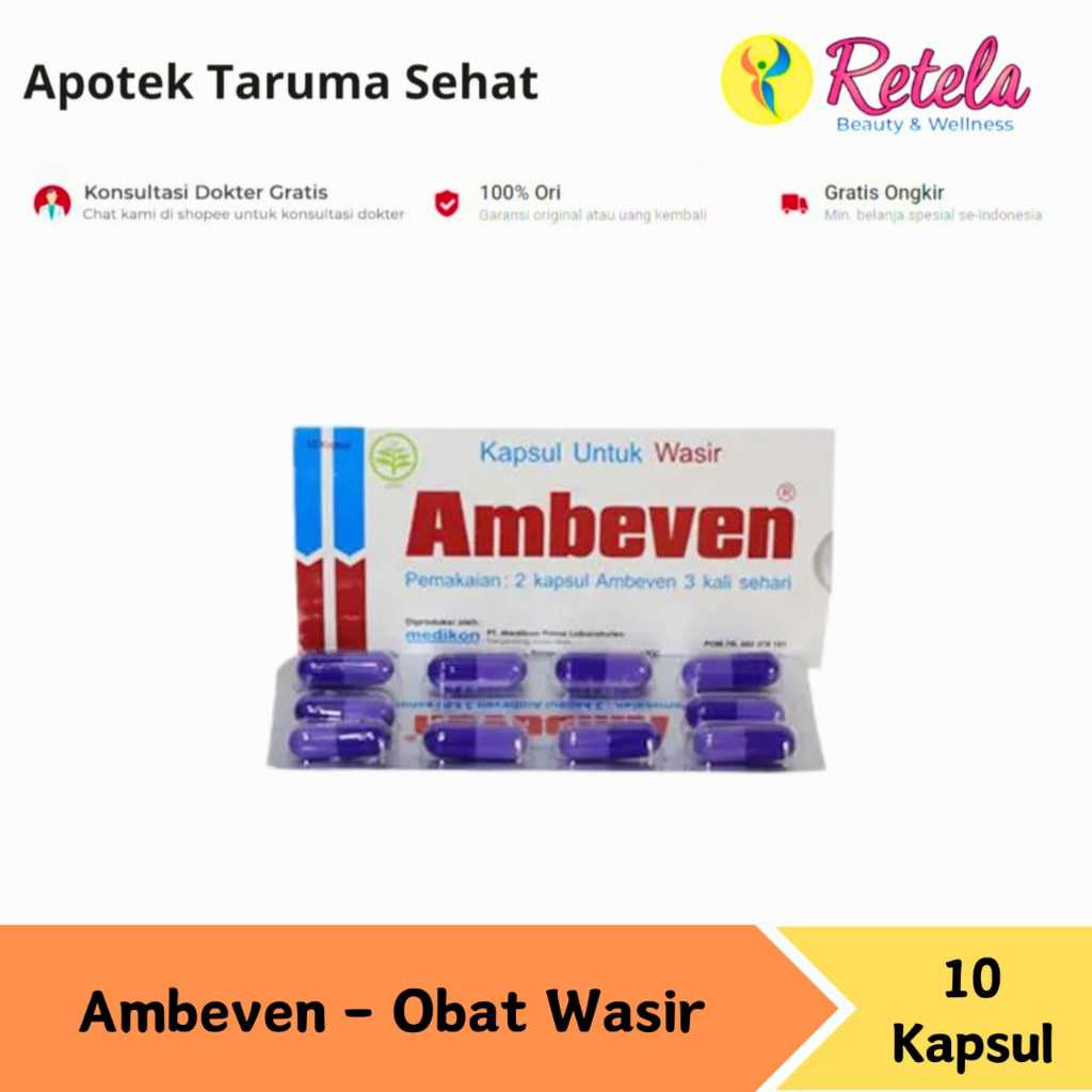 Jual AMBEVEN PER STRIP @ 10 KAPSUL | Shopee Indonesia