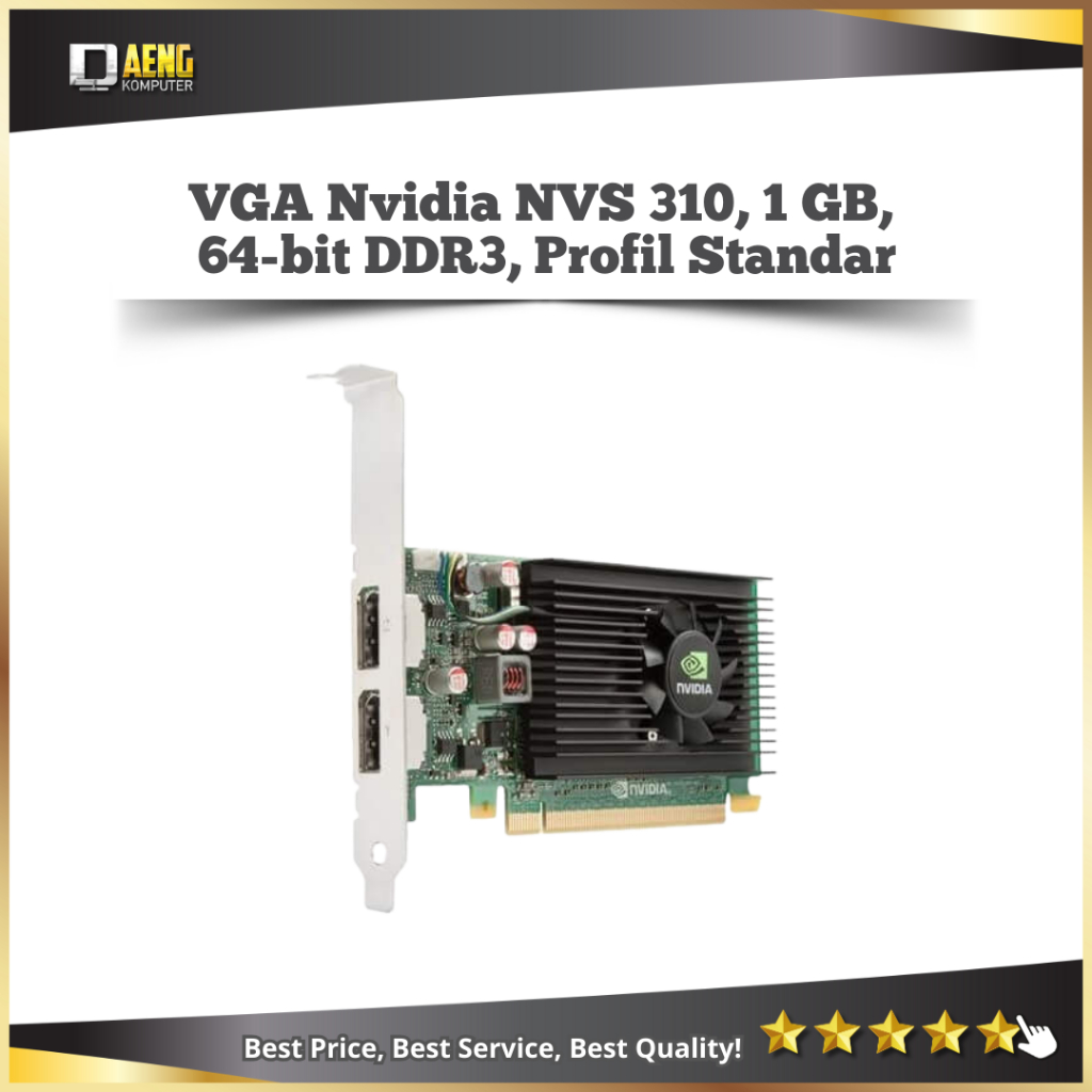 Jual Vga Card Nvidia NVS 310 512 MB 64 Bit DDR3 Profil standar | Shopee Indonesia
