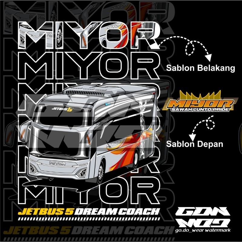 Jual Kaos Bis Miyor Jetbis 5 | Shopee Indonesia