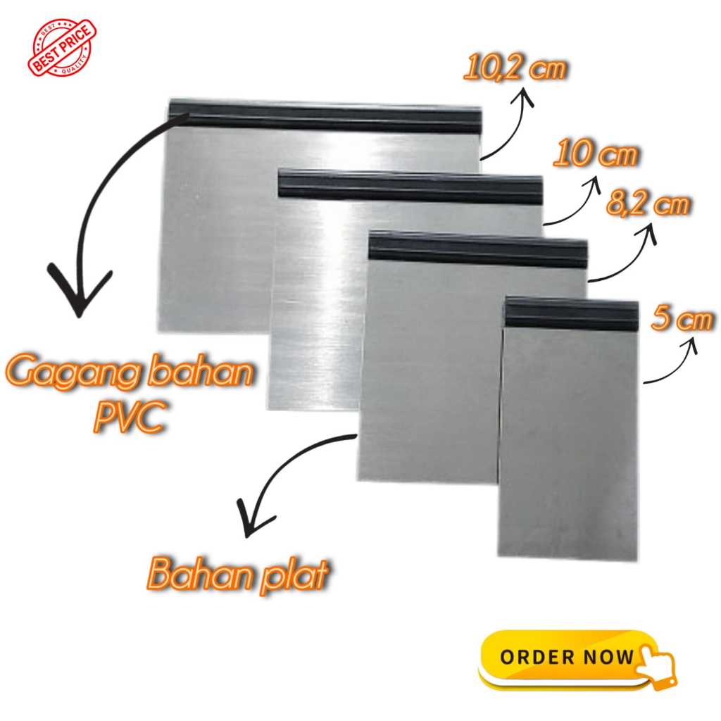 Jual Kape Set 4 Buah Kapi Gypsum Gipsum Scraper Plat Besi 4 Pcs ...