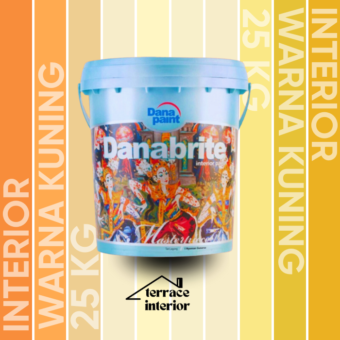Jual Cat Tembok Interior Danapaint Danabrite Warna Kuning 25 Kg ...