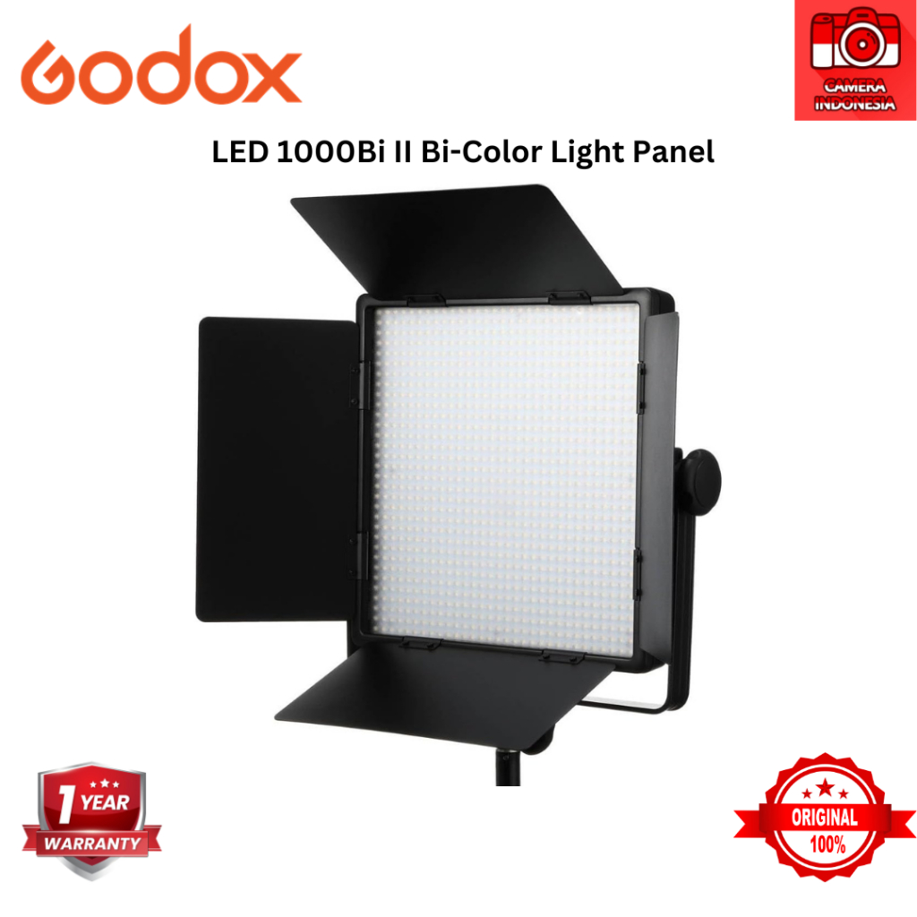 Jual Godox LED1000Bi II Bi-Color LED Video Light Panel Studio LED 1000Bi II 1000 Bi | Shopee ...