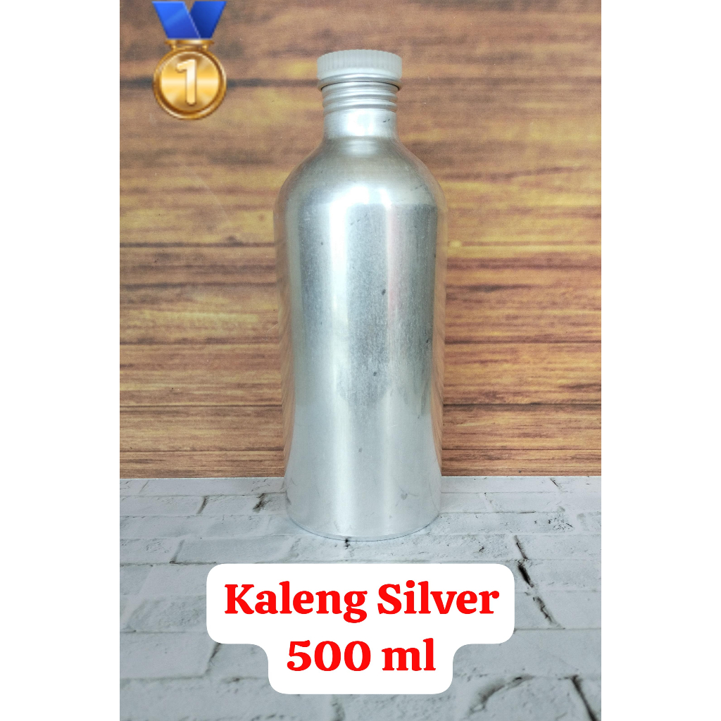 Jual KALENG ALUMUNIUM SILVER 500 ML HARGA PER BIJI / 1PCS MASIH BARU ...
