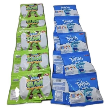 Jual [1 Renceng isi 10] RELAXA TWISH CHEWY CANDY / RELAXA CUWI 1 ...
