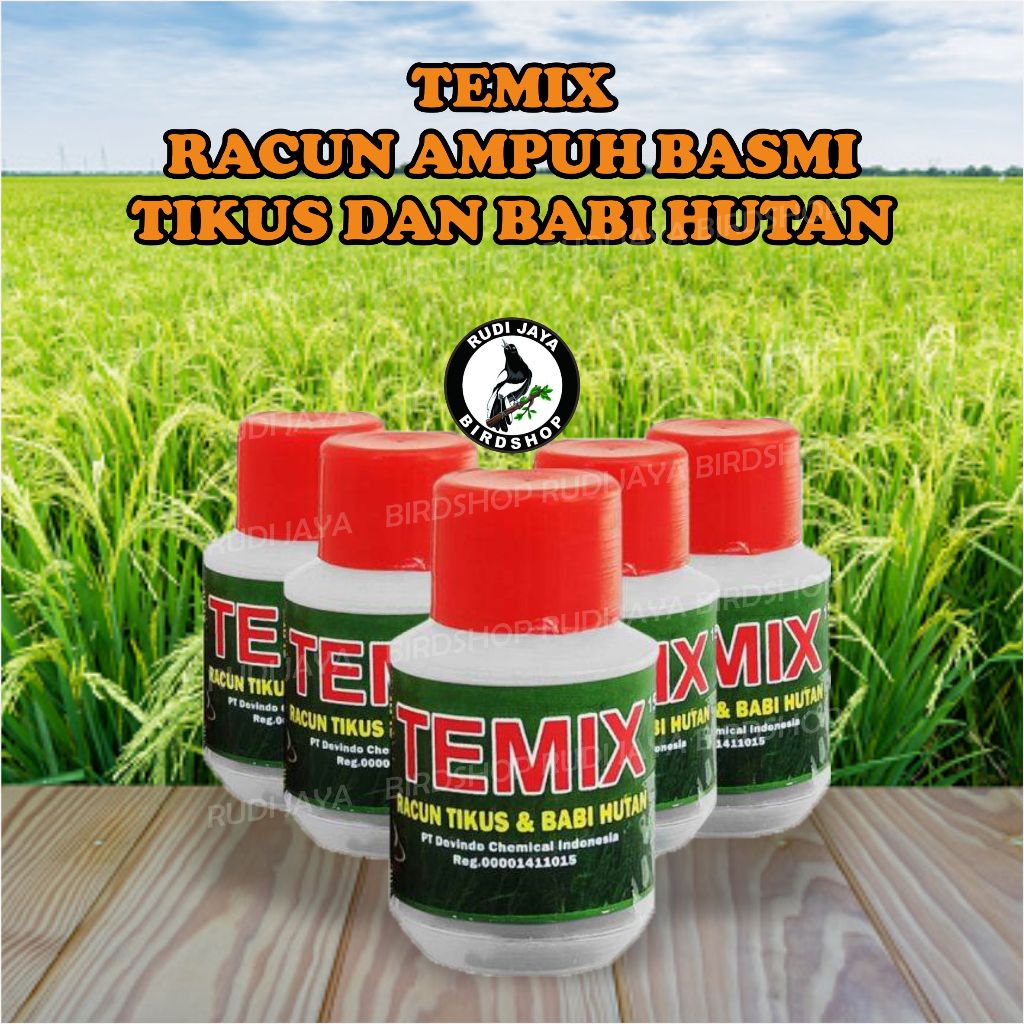 Jual TEMIX 1 BOTOL RACUN AMPUH BASMI TIKUS DAN BABI HUTAN BENTUK SERBUK ...