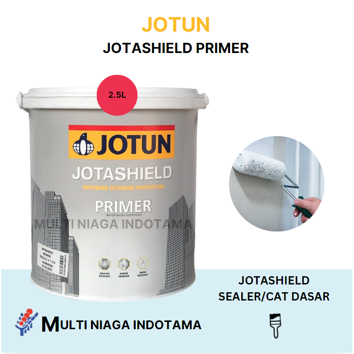 Jual JOTUN JOTASHIELD PRIMER / CAT DASAR SEALER ANTI ALKALI (2.5L/3.5KG) / CAT PRIMER TEMBOK ...
