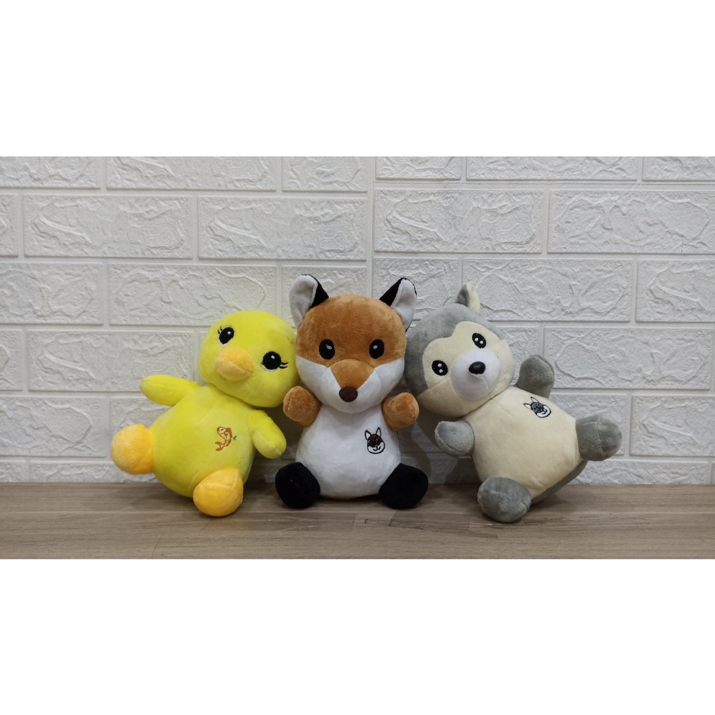 Jual Boneka Hewan Mini Lucu - Duck, Fox, Husky | Shopee Indonesia