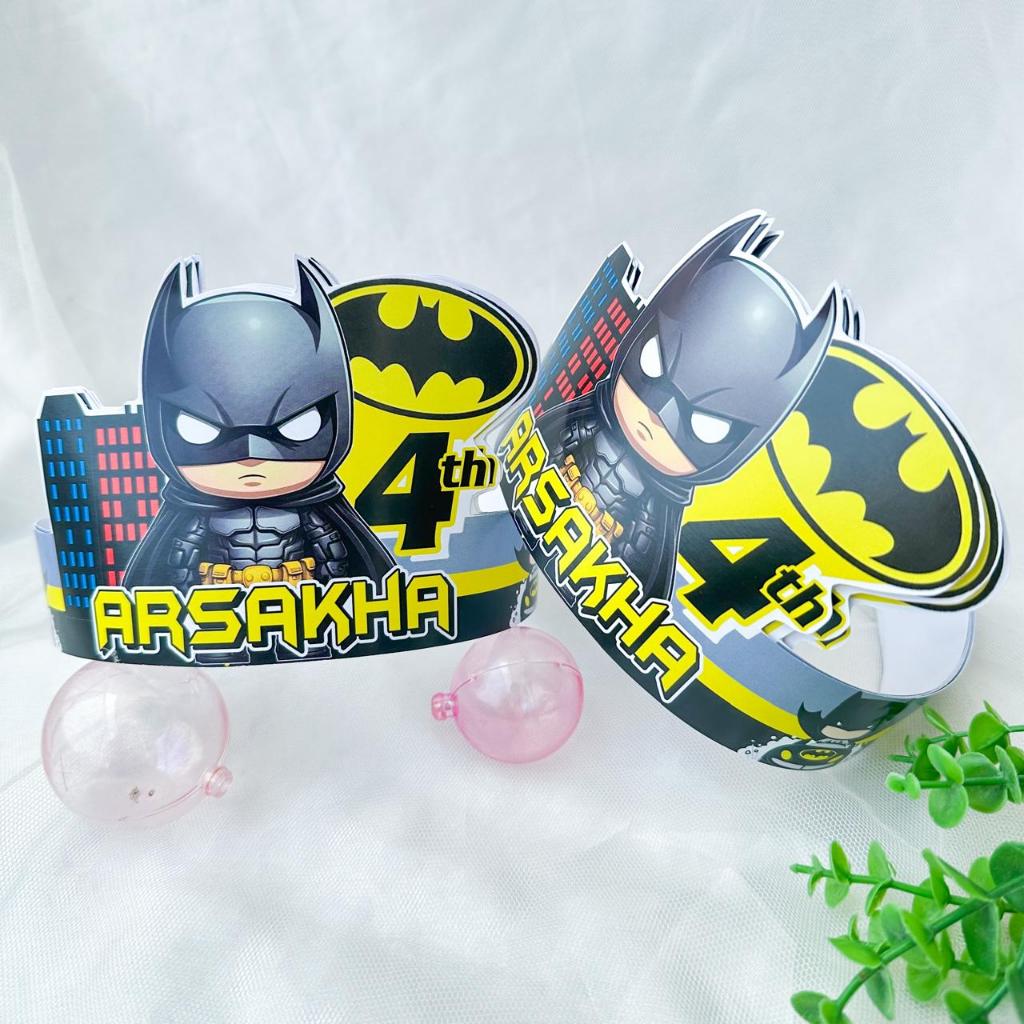 Jual Batman Chibi Topi Ulang Tahun Anak / Hiasan Kepala Birthday Party ...