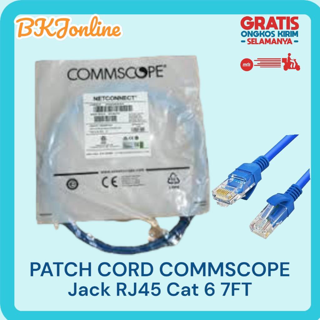 Jual Amp Commscope Patch Cord Patchcord Kabel Lan Cat6 Cat 6 7Feet 2 ...