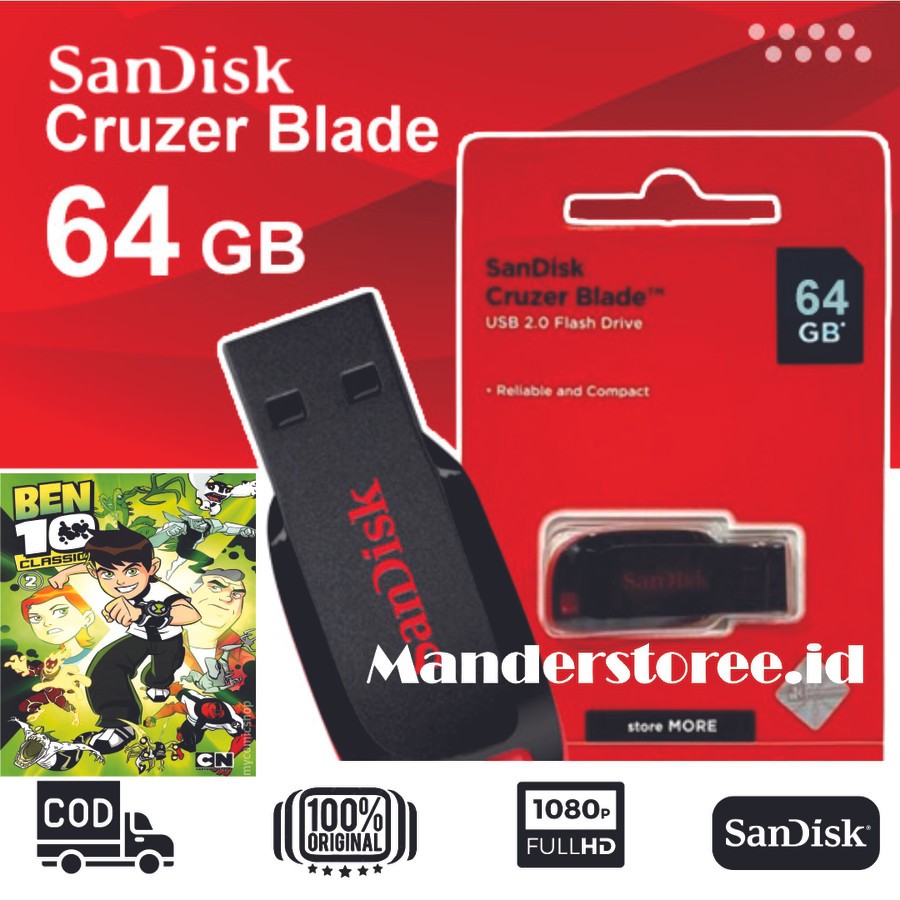 Jual USB Film Ben 10 for Handphone/TV - 64 GB | Shopee Indonesia