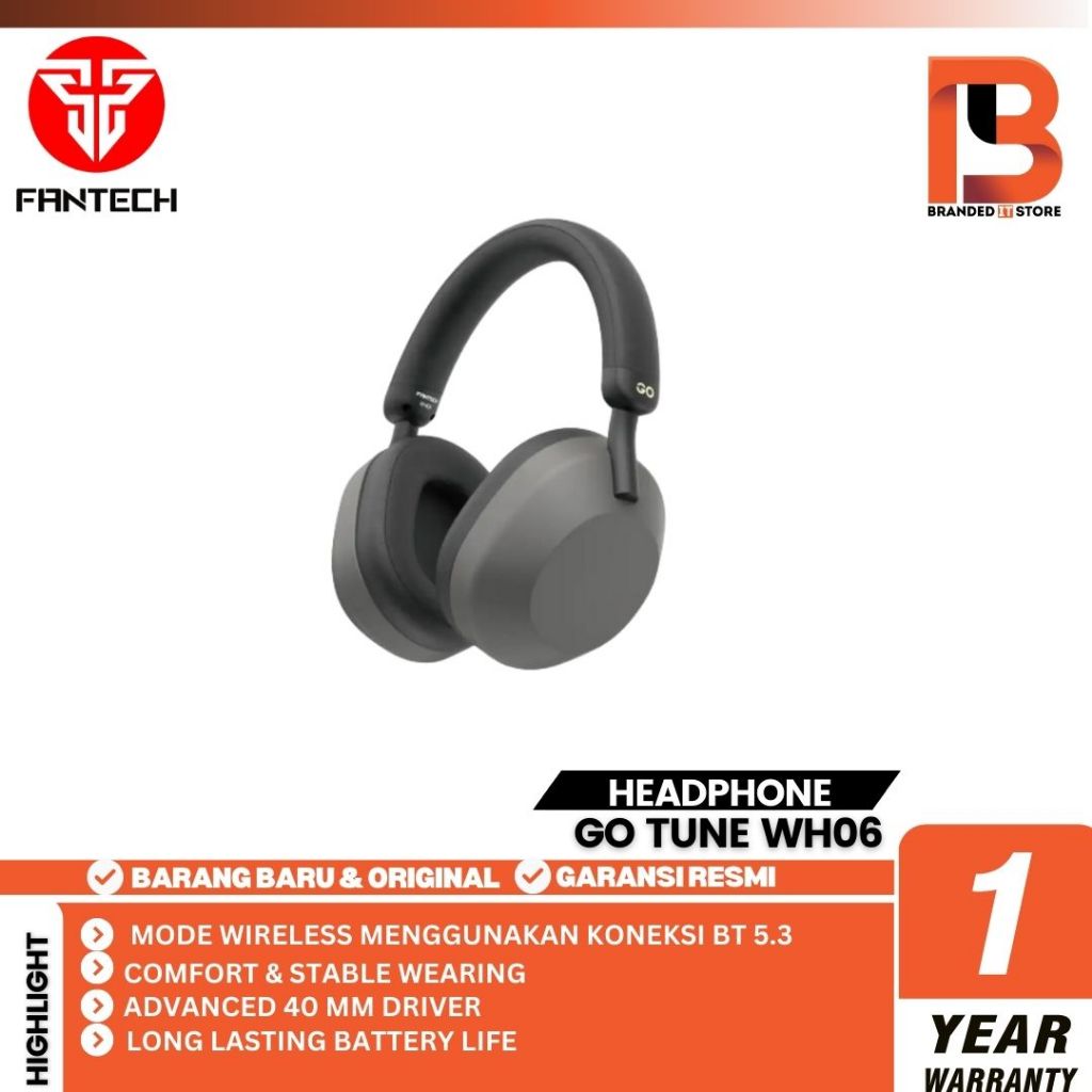 Jual FANTECH GO TUNE WH06 DUAL-MODE BLUETOOTH Headphone | Shopee Indonesia