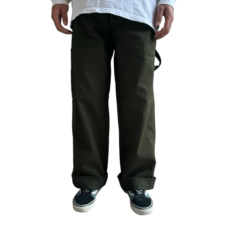 Jual YS- Carpenter Pants Celana Carpenter Losse Fit Chino Hijau Army ...