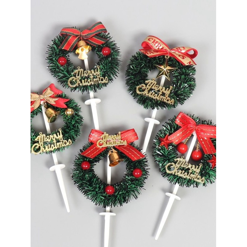 Jual HM - CAKE TOPPER TUSUKAN KUE NATAL Berbagai Macam Bentuk dan ...