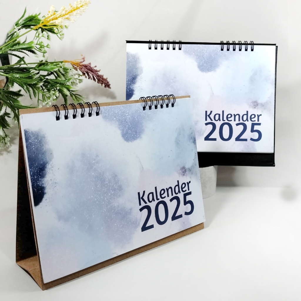 Jual Kalender Meja 2025 / Kalender Duduk Polos Tulisan Besar | Shopee ...