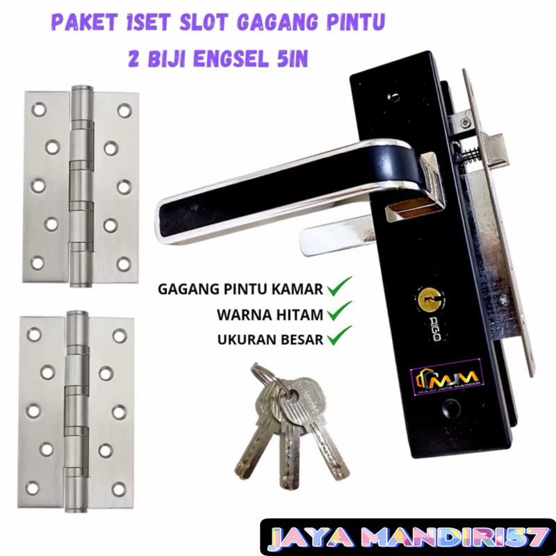 Jual handle pintu kunci set/handle pintu kamar tidur/handle kunci slot ...