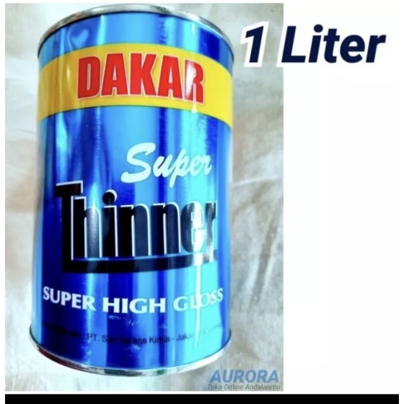 Jual TINER SUPER DAKAR HIGH GLOSS Thinner A Special Dakar Biru Sangat cocok digunakan untuk ...