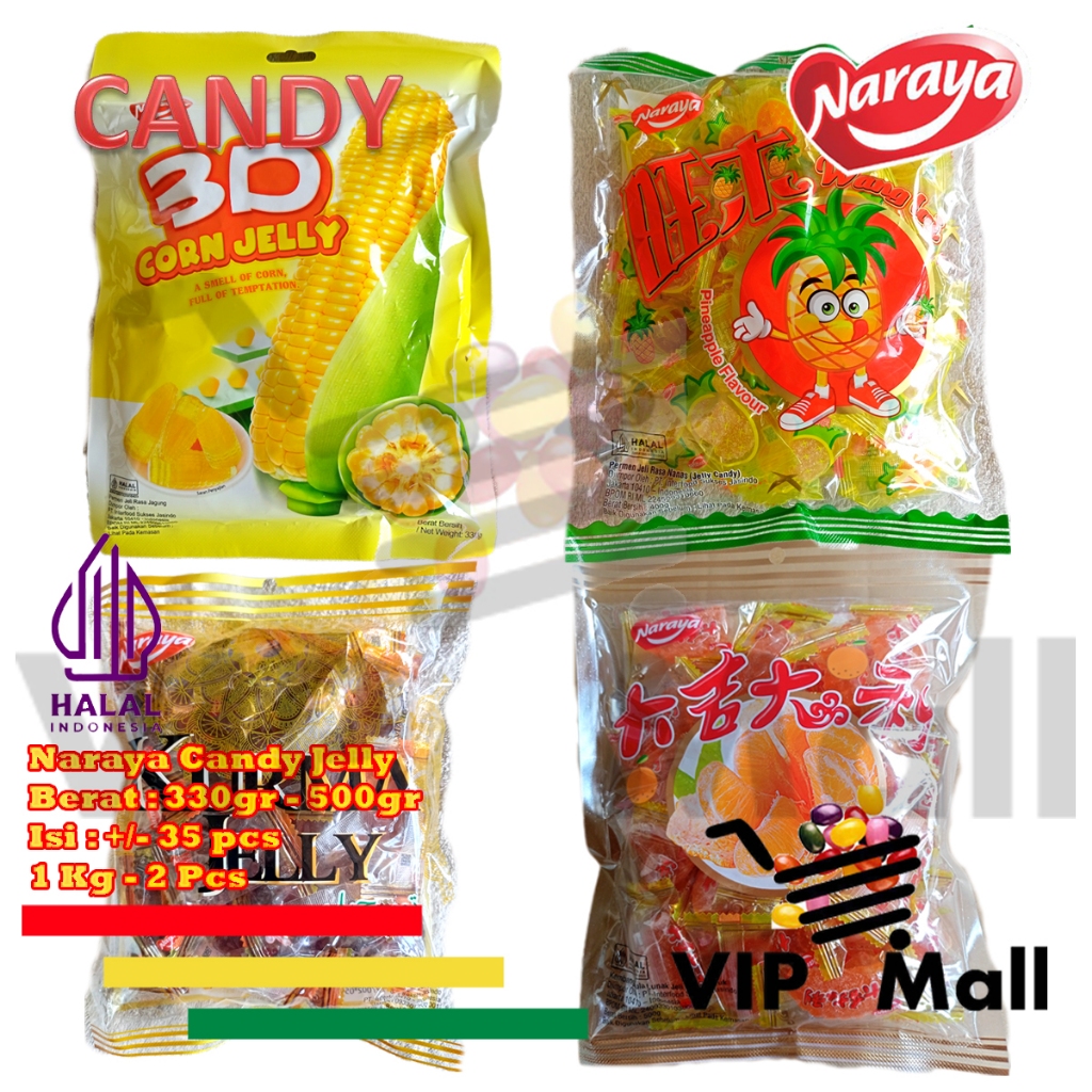 Jual Naraya Orange Candy | Kurma Candy | Pineapple Candy | Corn Candy ...