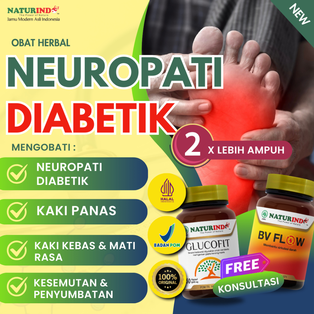 Jual Obat Kaki Panas Neuropati Diabetik Terasa Terbakar Diabetes ...