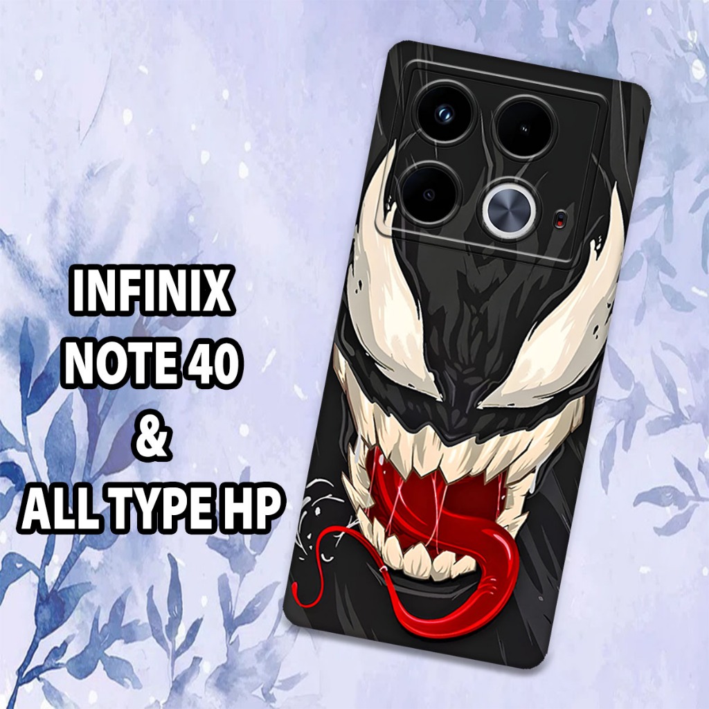 Jual (KS11) Softcase karet untuk INFINIX NOTE 40 2024 Motif gambar karakter Spiderman/casing ...