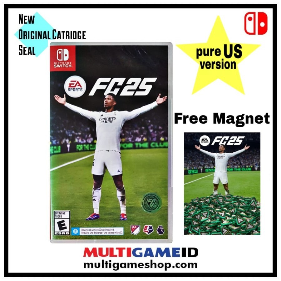 Jual Switch FC 25 EA Sports FC25 +Magnet English US Version | Shopee ...