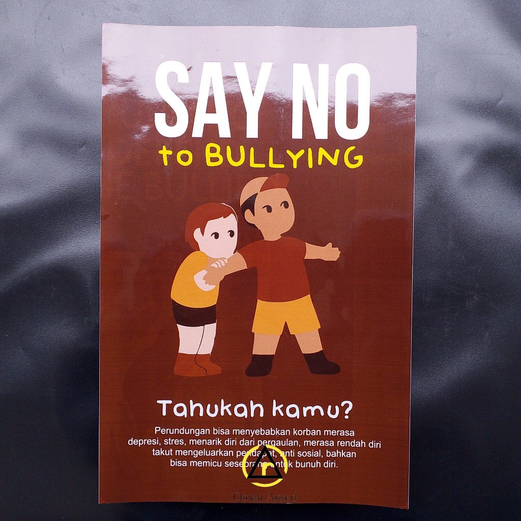 Jual Stiker Say No To Bullying - Tahukah Kamu - Stiker Perundungan ...