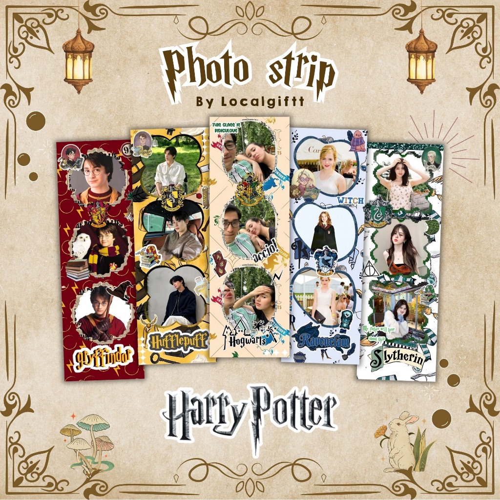 Jual cetak photostrip harry potter custom | photobooth | polaroid strip ...