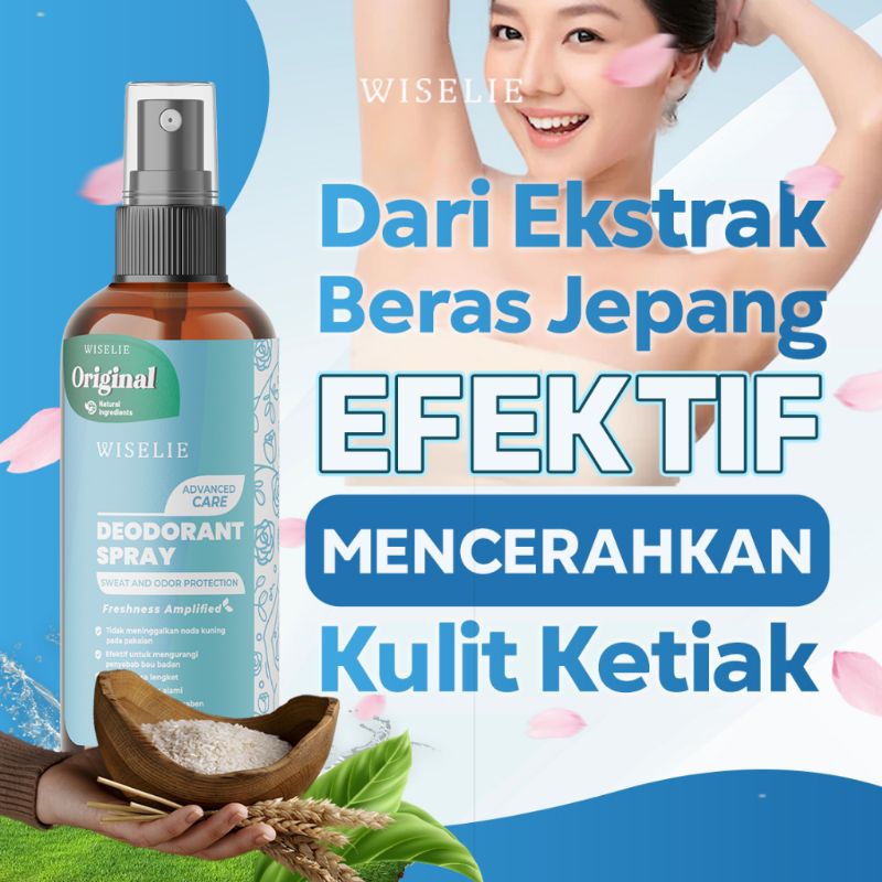 Jual Wiselie Deodorant Spray Anti Bau Badan dengan formula Penghilang ...