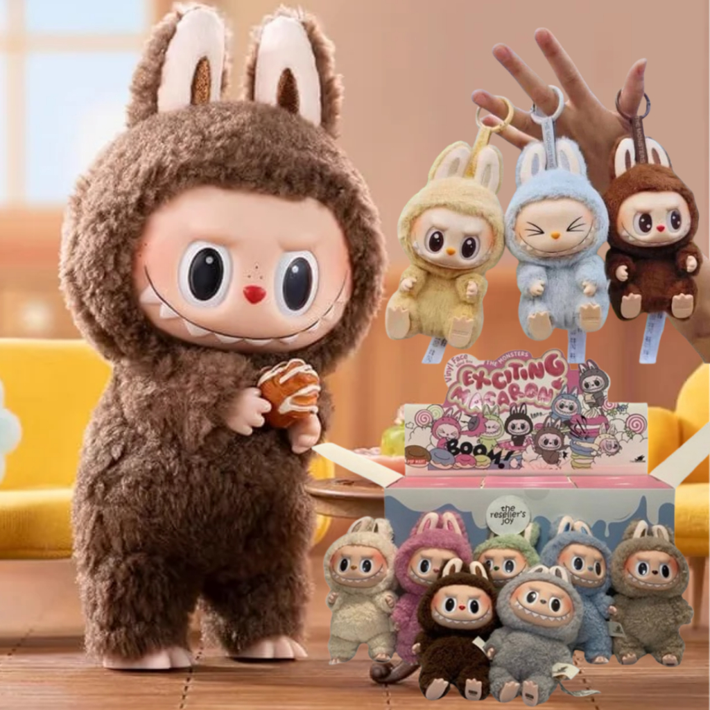 Jual Boneka Labubu Gantungan Kunci Exciting Macaron Have A Seat The ...