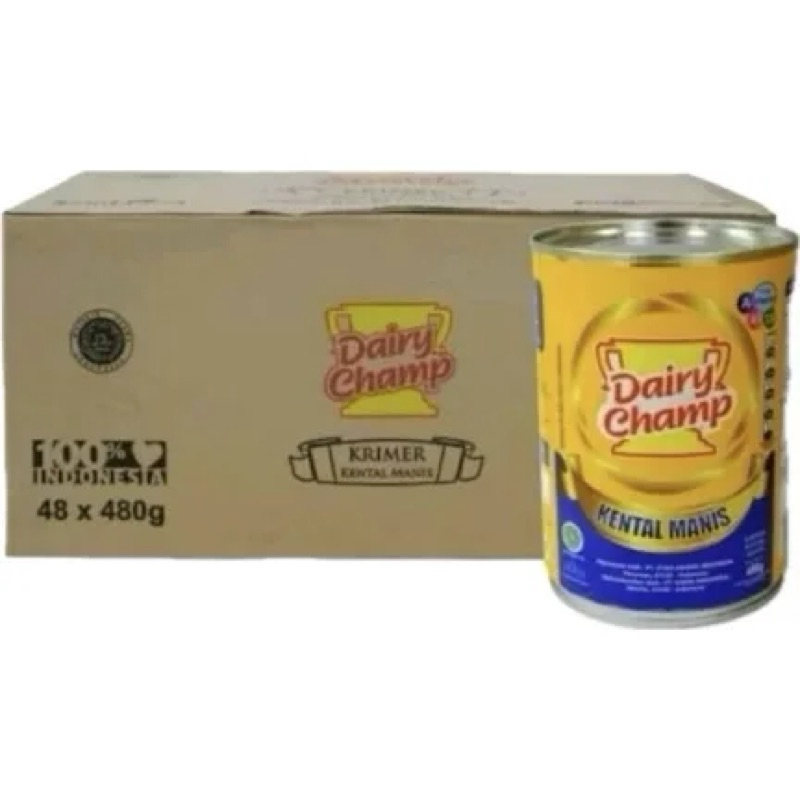 Jual susu dairy champ 1 dus | Shopee Indonesia