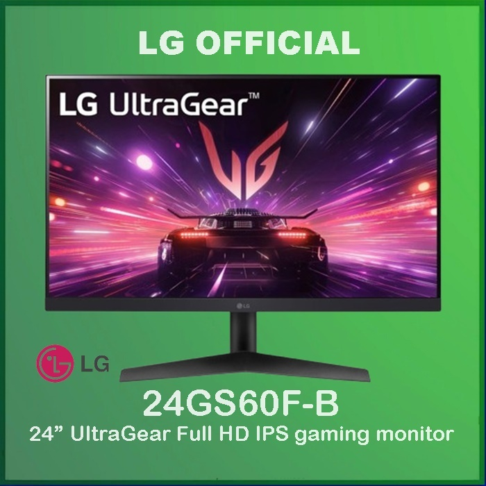 Jual Monitor LG UltraGear 24GS60F-B 24" FHD Gaming Monitor NVIDIA G ...
