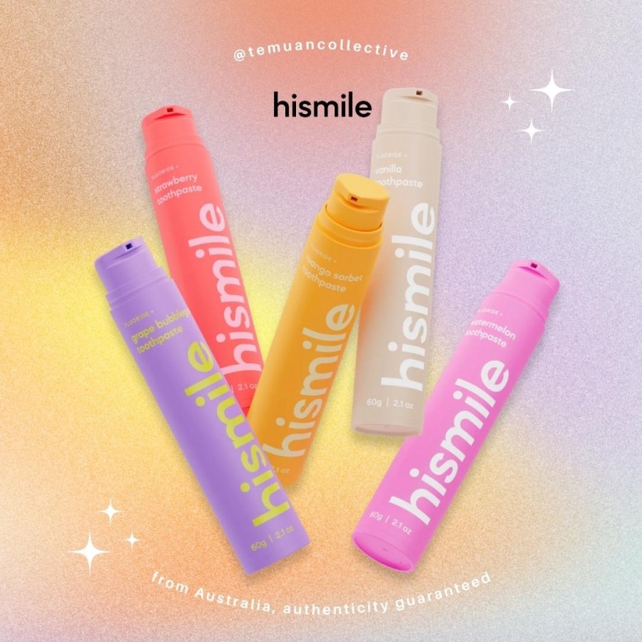 Jual HiSmile Flavoured Toothpaste with Fluoride + HI SMILE Teeth ...