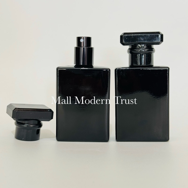 Jual BOTOL PARFUM TERBARU WARNA HITAM KILAT JENIS DRAT ULIR ATAU PUTAR ...