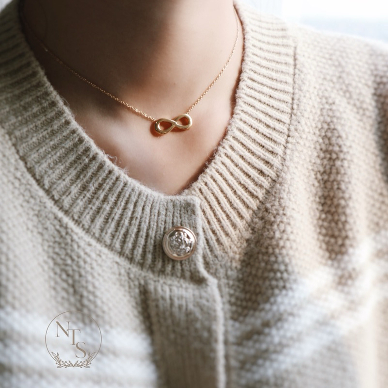 Jual Infinity Necklace | Kalung Rantai Rohani Lapis Emas 18K Tahan ...