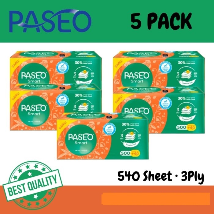 Jual PASEO SMART 4 PACK 540 HELAI | Shopee Indonesia