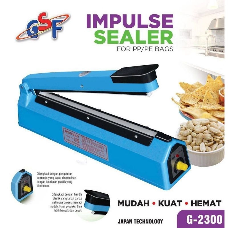 Jual ALAT PEREKAT PLASTIK/IMPULSE SEALER GSF 2400 | Shopee Indonesia