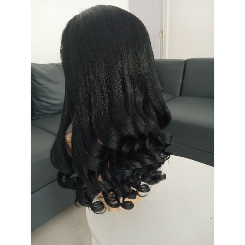 Jual wig bando kepang curly | Shopee Indonesia