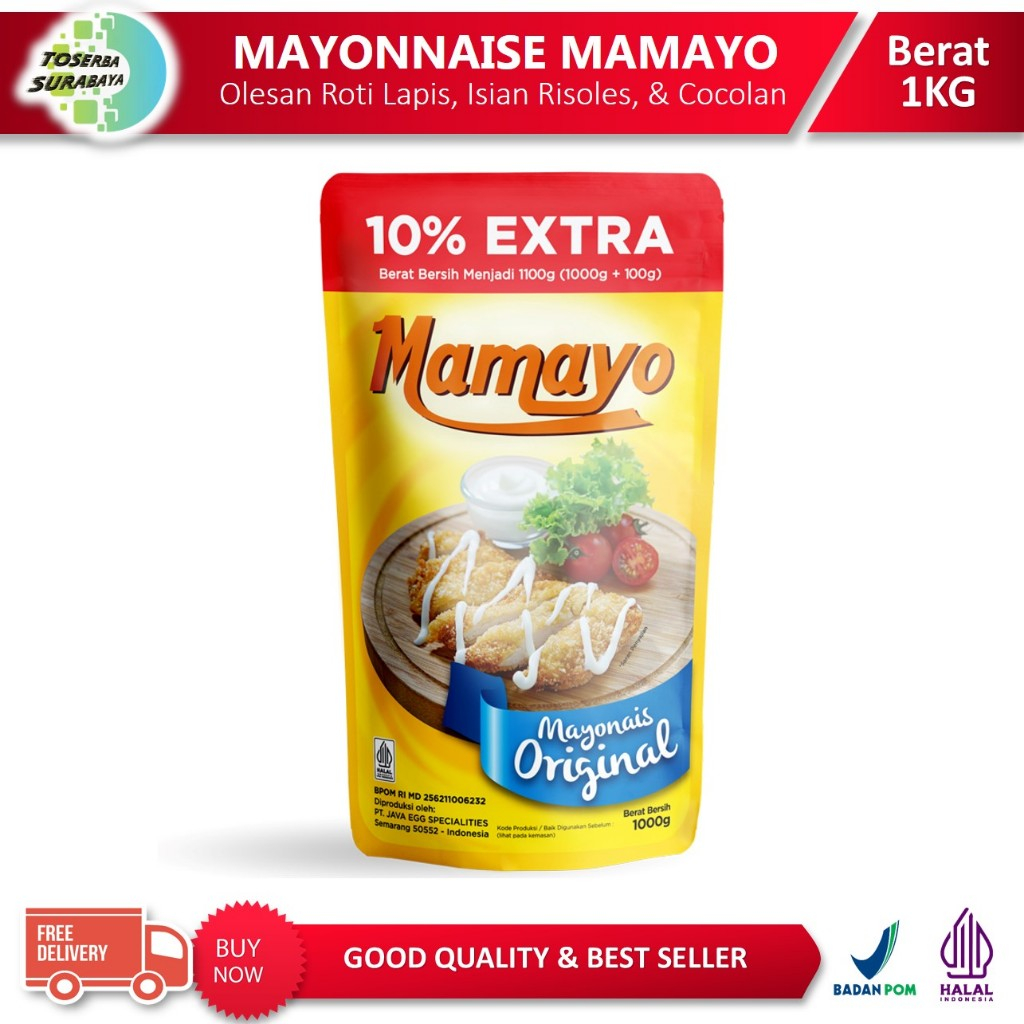 Jual Mayonnais MAMAYO ORIGINAL 1Kg | Shopee Indonesia