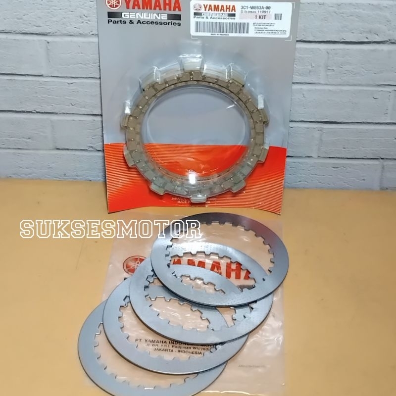 Jual plat besi gesek + kampas kopling motor yamaha vixion old | Shopee Indonesia