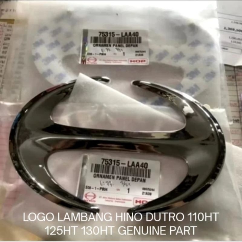 Jual LOGO LAMBANG HINO DUTRO 110HT 125HT 130HT GENUINE PART | Shopee ...