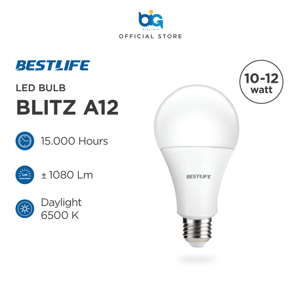 Jual BESTLIFE Lampu LED Bulb Blitz 12 W 6500K | Shopee Indonesia