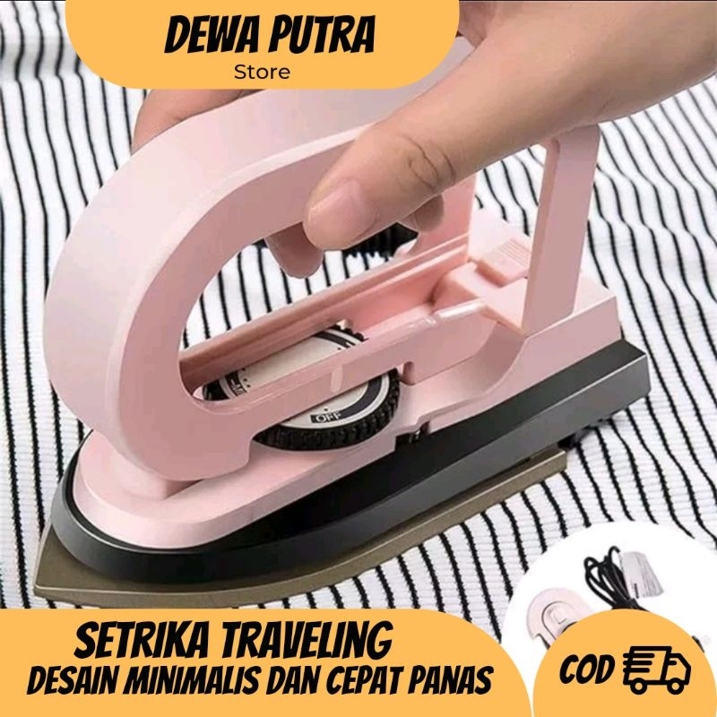 Jual Travel Iron Setrika Travel Mini Lipat Desain Minimalis dan Cepat ...