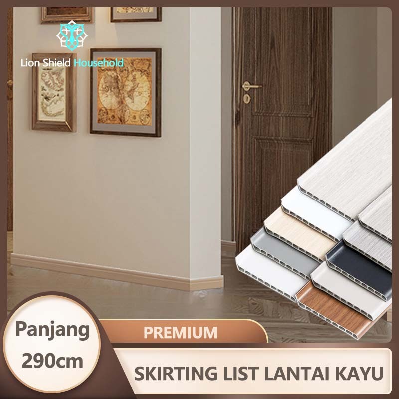 Jual Skirting List Lantai Kayu[290cm x 8/10 cm] / Plint PVC / Plint PVC ...