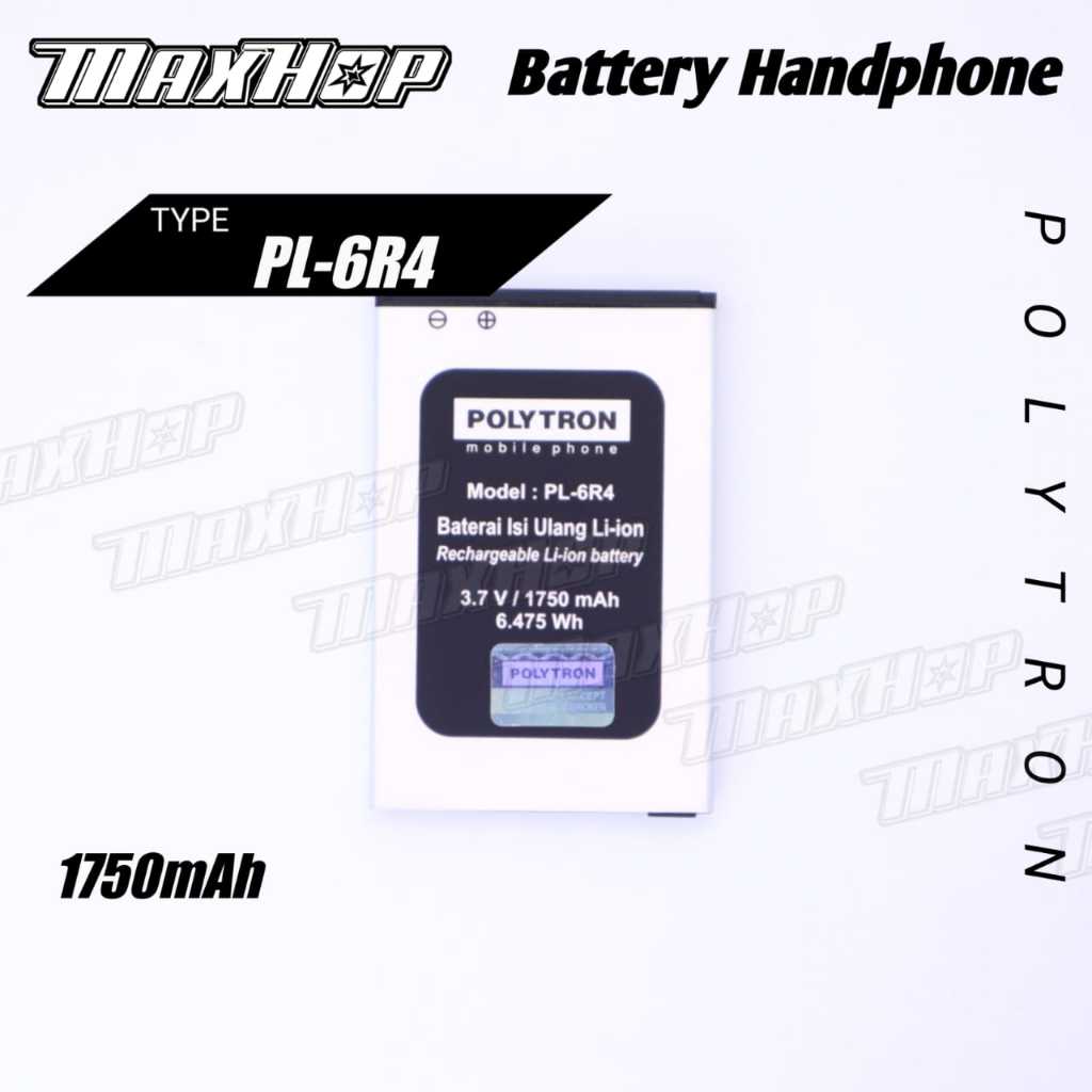 Jual Baterai Polytron PL-6R4 Original OEM Batre Batrai PL6R4 Battery ...