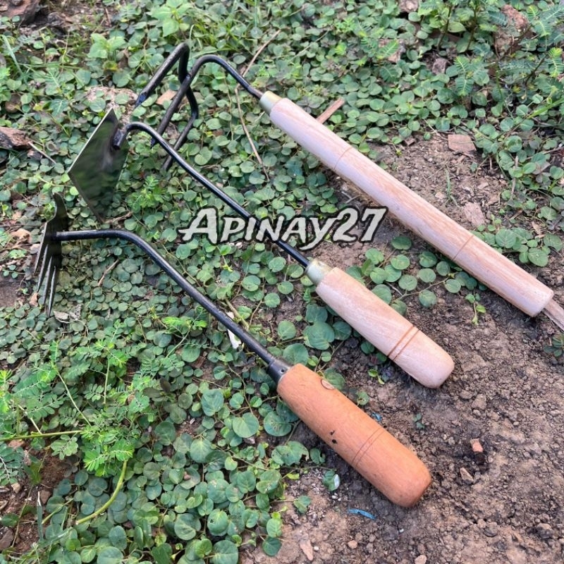 Jual Paket Berkebun 3 Pcs Alat Pencabut Rumput Liar Halaman Cangkul ...