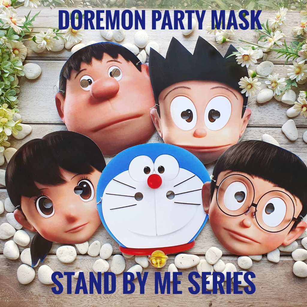 Jual Doraemon Topeng Pesta Mask Birthday Aksesoris Ulang Tahun Props ...