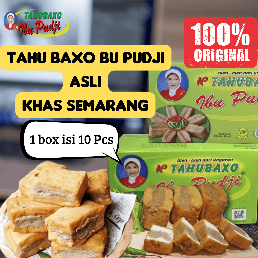 Jual Tahu Baxo Tahu Bakso Bu Pudji Semarang Frozen (1 Box isi 10pcs ...