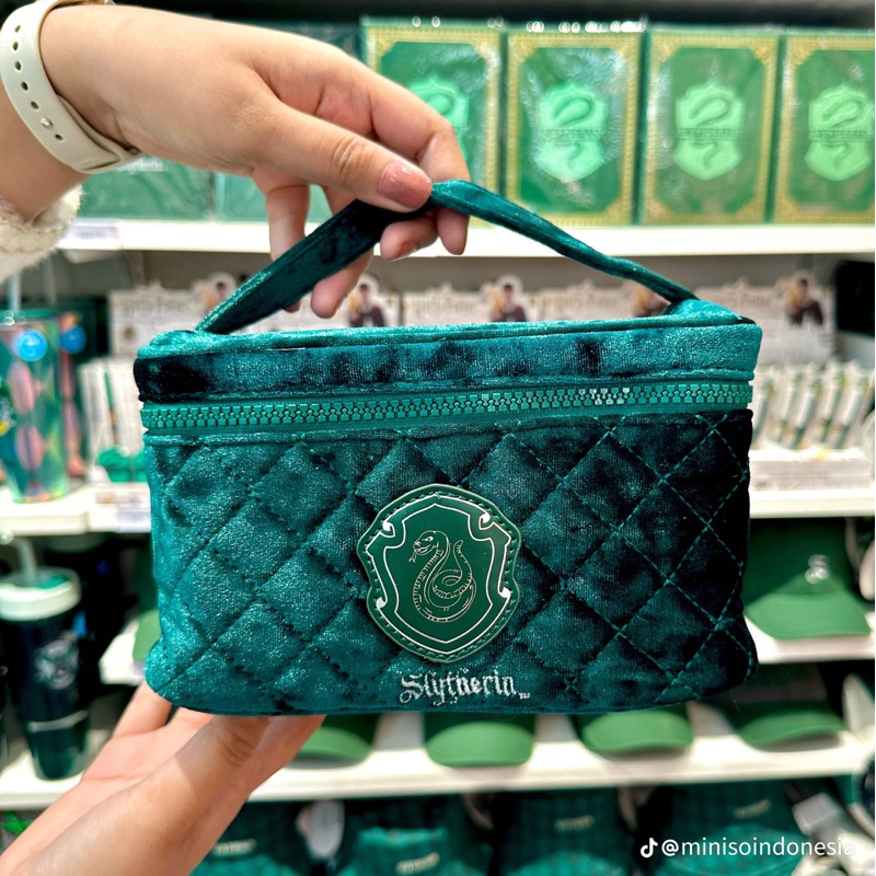 Jual Miniso x Harry Potter Slytherin Bag & Pouch | Shopee Indonesia