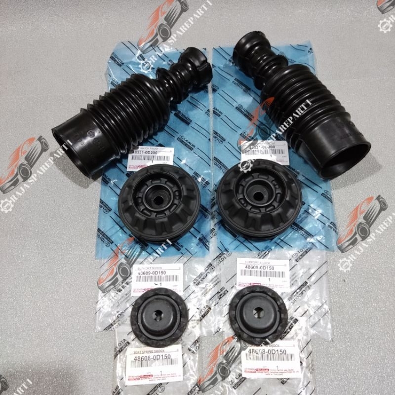 Jual SUPPORT SHOCK DEPAN ALL NEW VIOS + BOOT SHOCK DEPAN + KARET ...